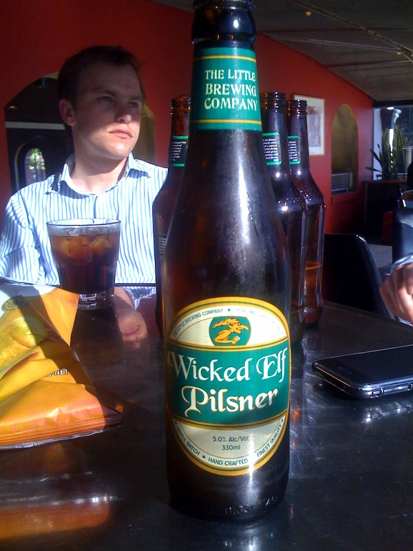 We have a new leader – Wicked Elf Pilsner – back of the ferry