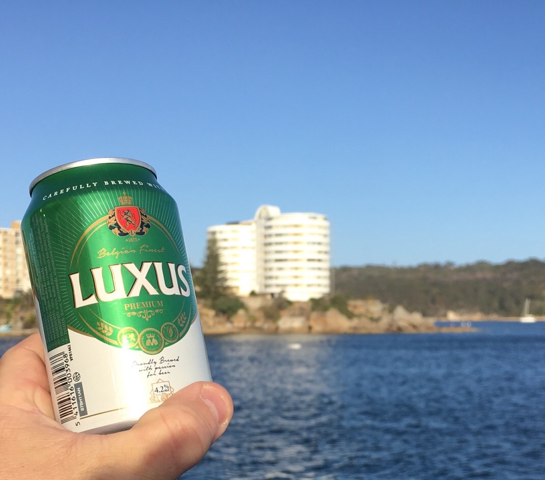 Luxus – a unique from Mr Liquor at Circular Quay – back of the ferry