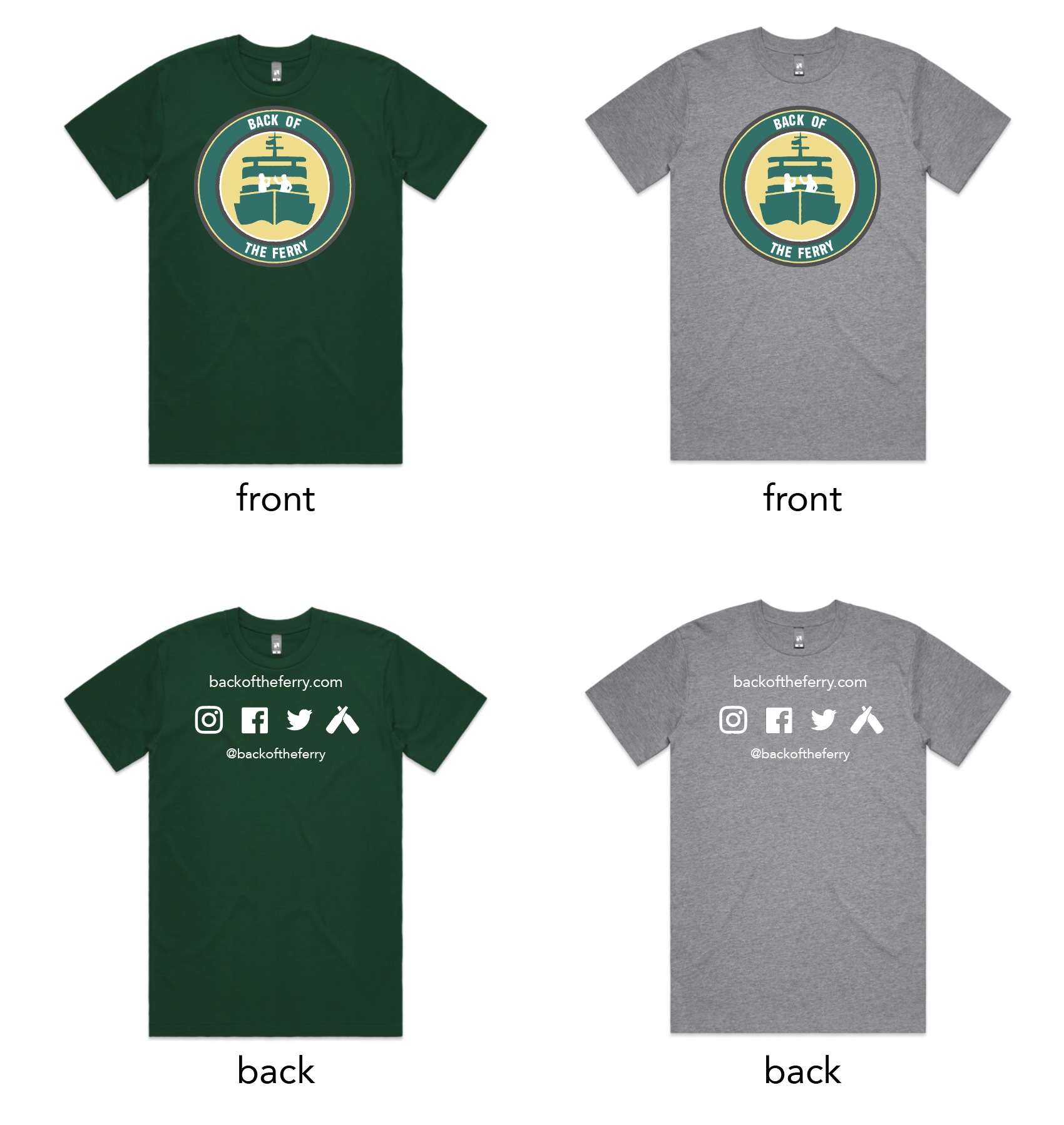 THE MERCH REVEAL! Back of the Ferry turns 10. – back of the ferry