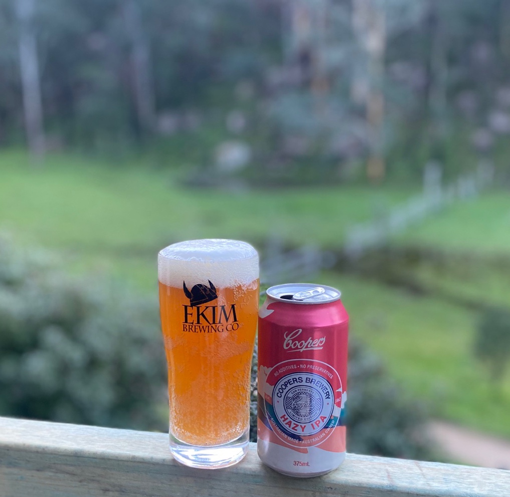 Coopers Hazy IPA – worth the wait – back of the ferry