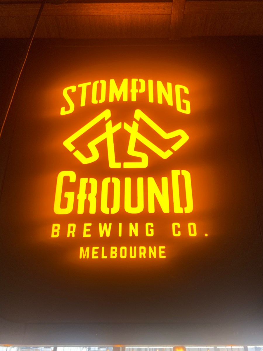 Stomping Ground brewing at Terminal 3, Melbourne Airport – back of the ...