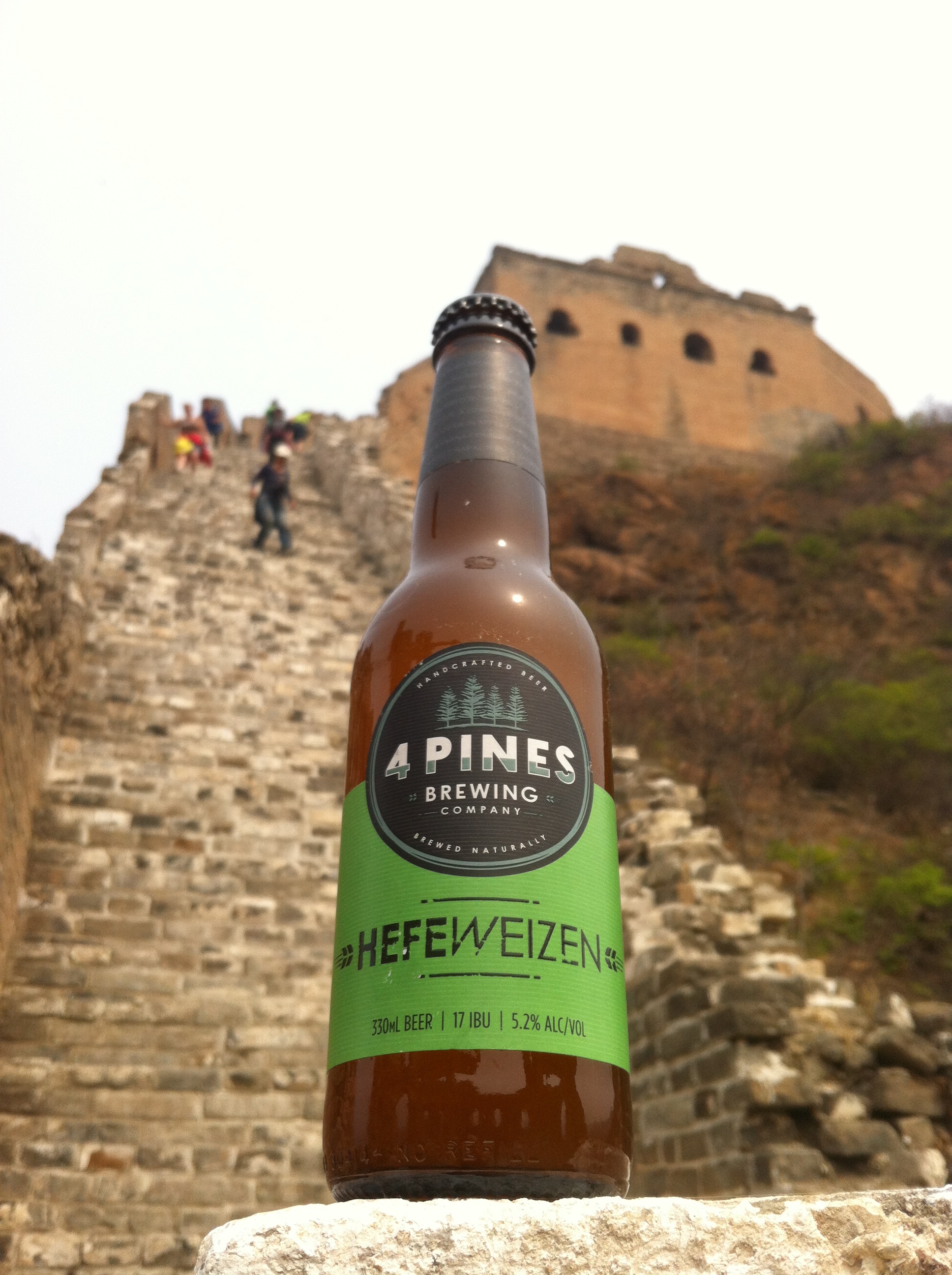 4 Pines Hefeweizen – back for a limited time – back of the ferry