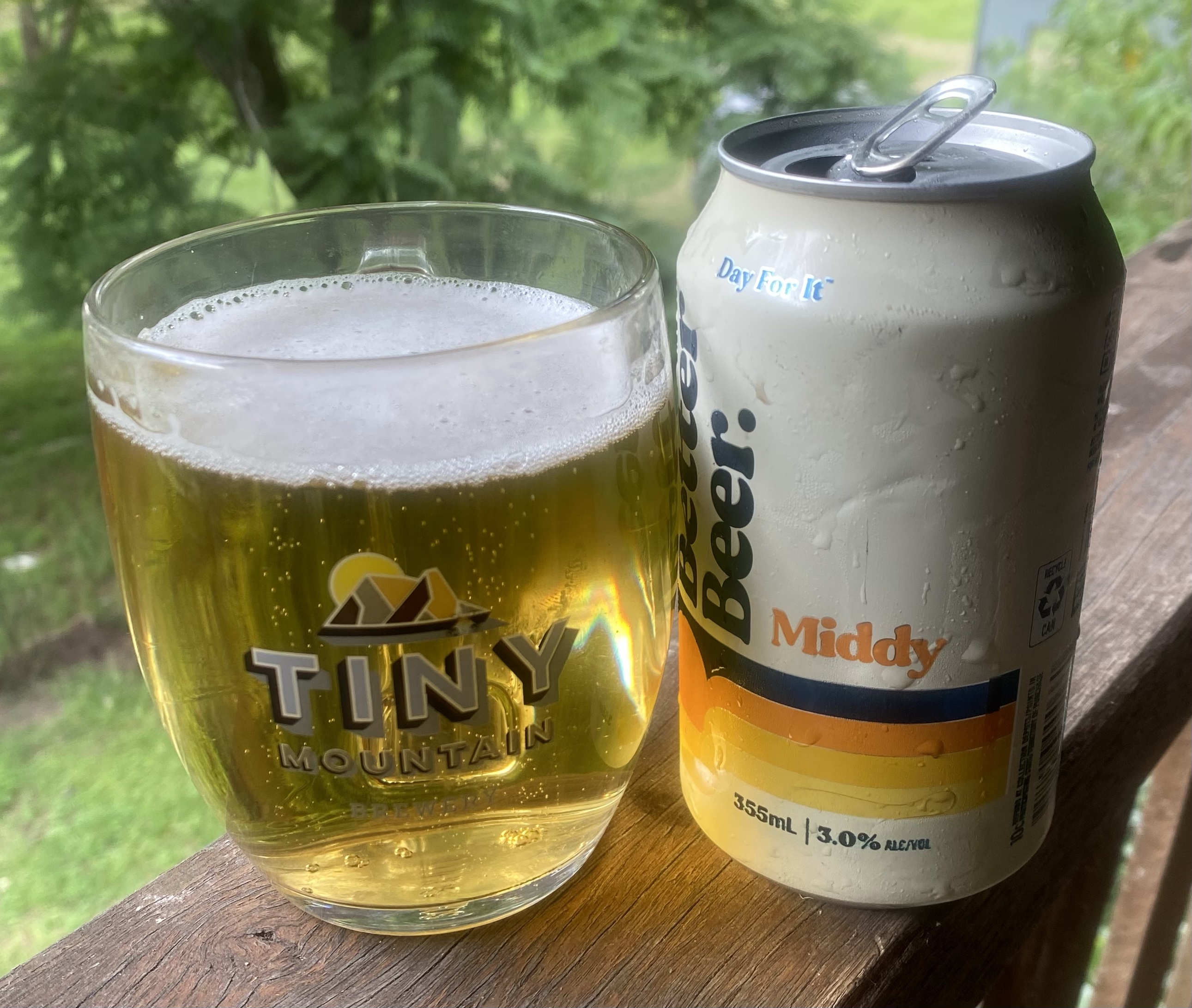 Two WTF beers, VB Xtra and Better Beer Middy – back of the ferry