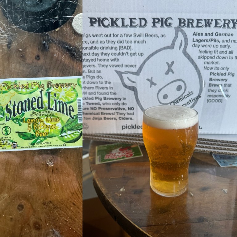 Pickled Pig Brewery – NSW Northern most brewery – back of the ferry