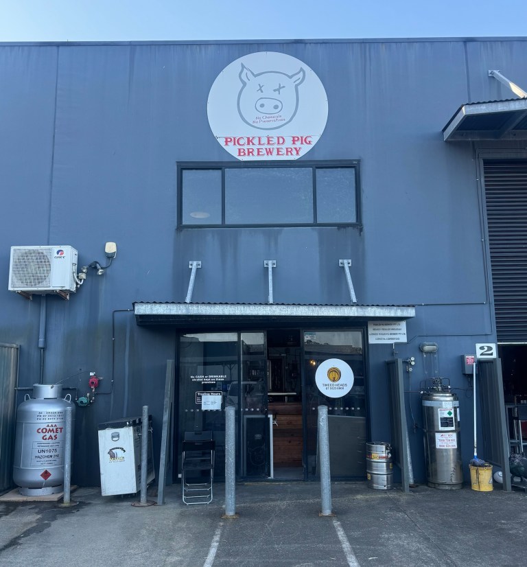 Pickled Pig Brewery – NSW Northern most brewery – back of the ferry